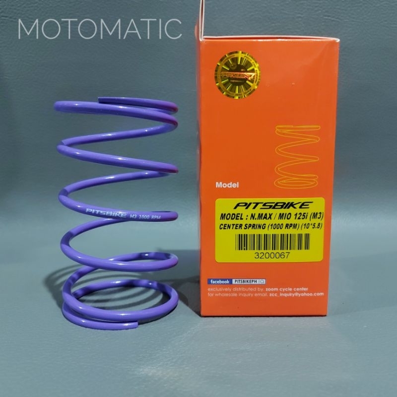 NMAX V1, MIO i 125 ︎ Center Spring 1000, 1200, 1500, 1800 rpm (Pitsbike ...