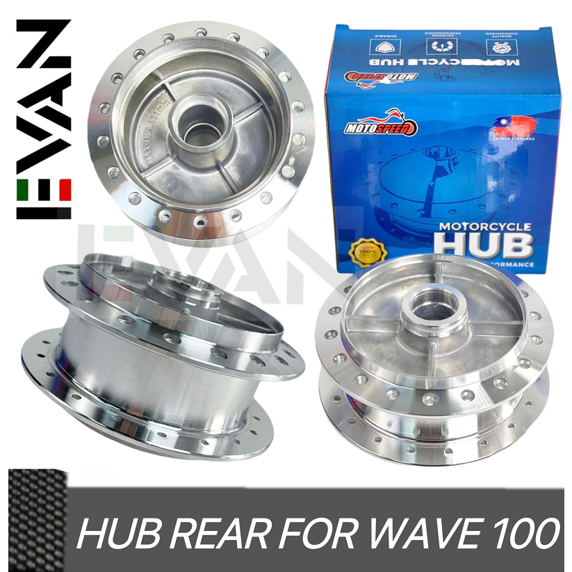 Rear Hub For Wave 100 With Busting With Steel Collar Motorcycle Hub ...