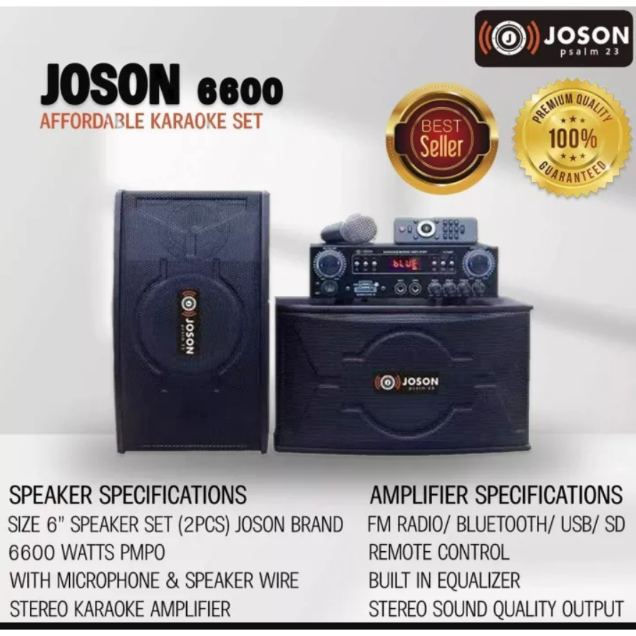 Joson JS-6000/JS-6600/JS-1010 Micro Component System (Amplifier ...