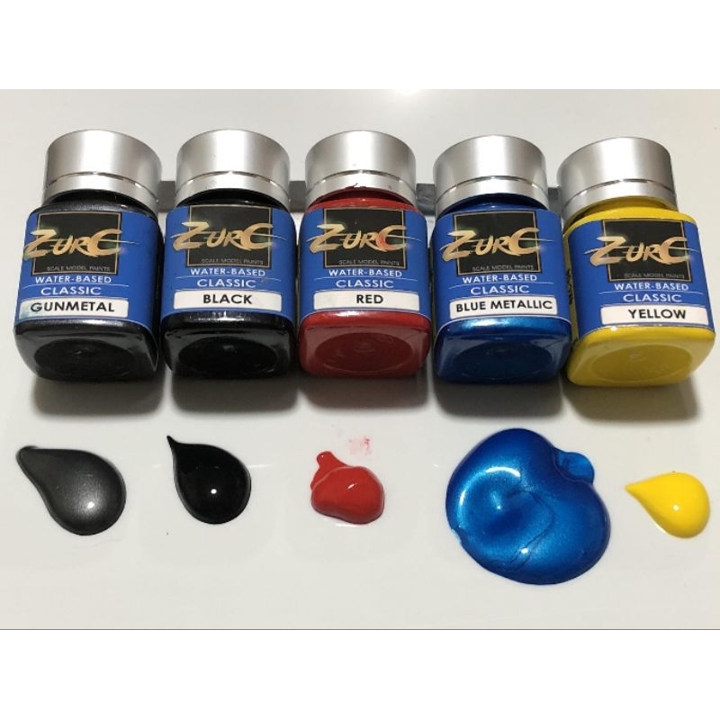 4KC Zurc Acrylic Waterbased Classic for hand paint and airbrush ...