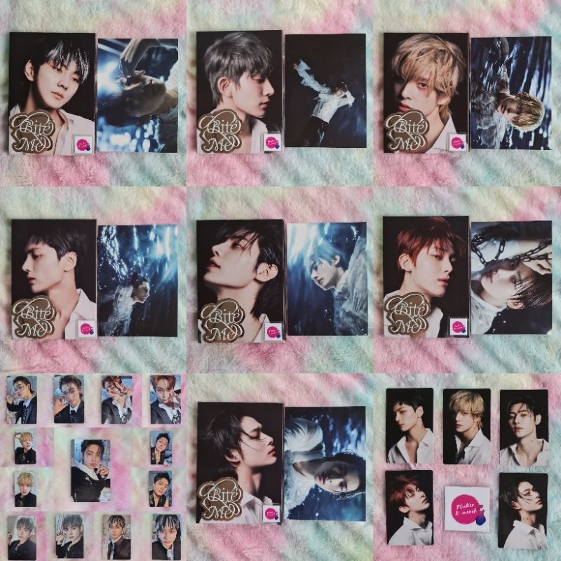 (Onhand/Unsealed/Complete Inclusions) Enhypen - Dark Blood - Engene Ver ...