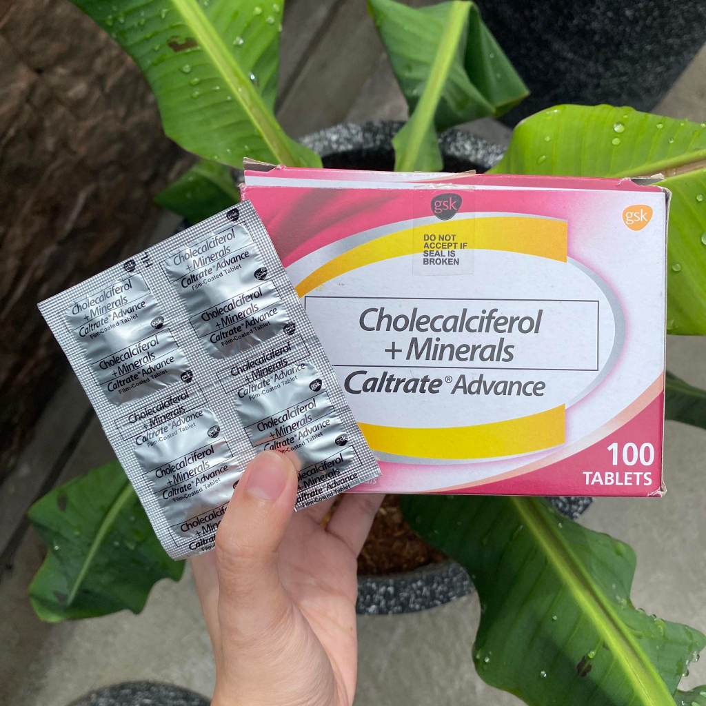 CALTRATE Advance (Calcium + Vitamin D3 + Minerals) by 4's | Shopee ...