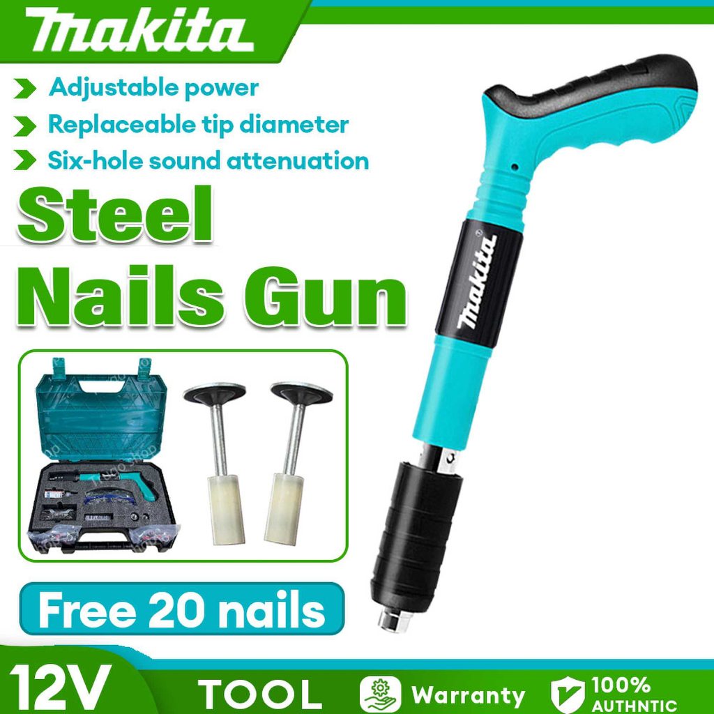 Makita Manual Steel Nail Gun Rivet Concrete Tufting Gun Tacker Wall ...