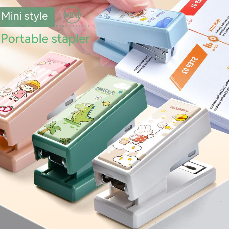 Mini Stapler Set with Staples Cute Cartoon Design Multifunction Paper ...