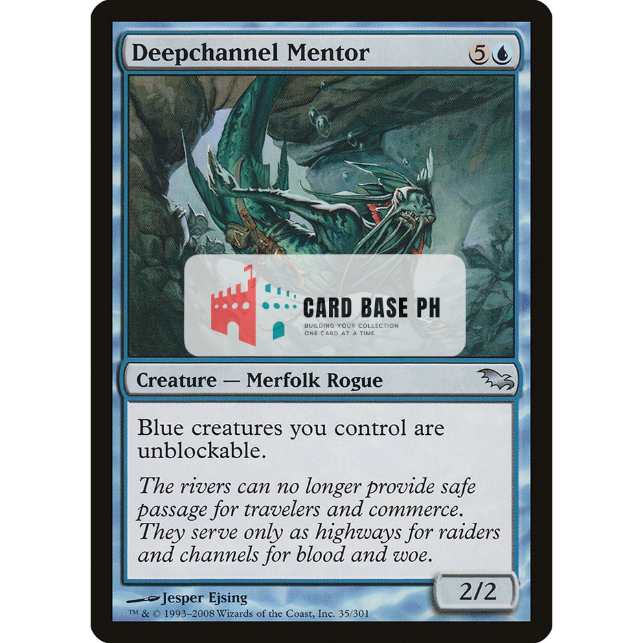 Deepchannel Mentor - Magic the Gathering Trading Card | Shopee Philippines