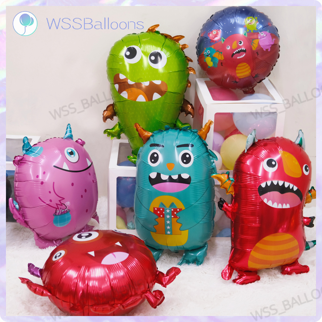 Monster Balloon Alien Balloon Little Monster Virus Balloons Boy ...