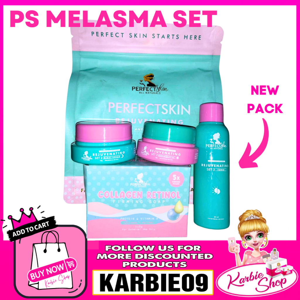 Orig PERFECT SKIN REJUVENATING SET 2 (AGE DEFYING) MELASMA SET | Shopee ...