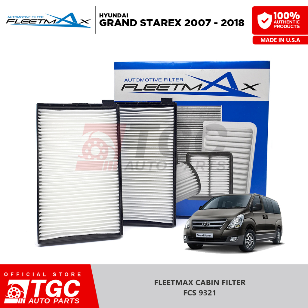 Fleetmax Cabin Filter / Aircon Cleaner for HYUNDAI GRAND STAREX 2007 ...