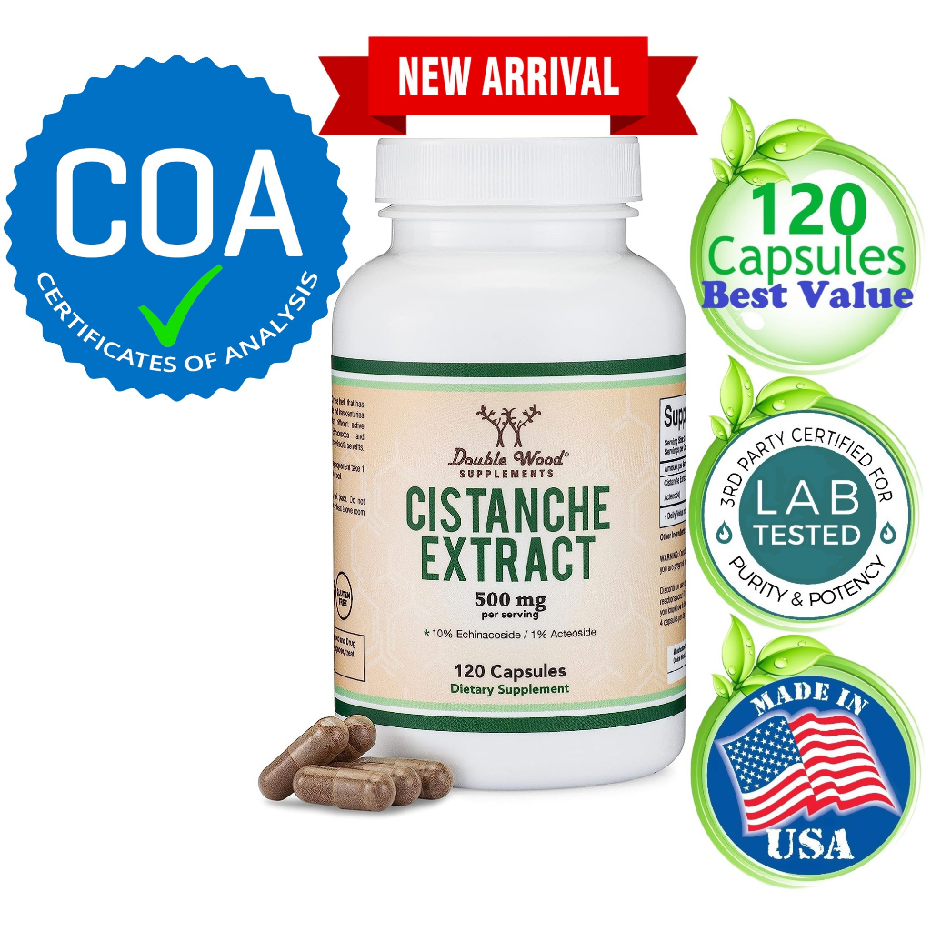 Cistanche Tubulosa Super Extract for Test Levels, Muscle Gain ...