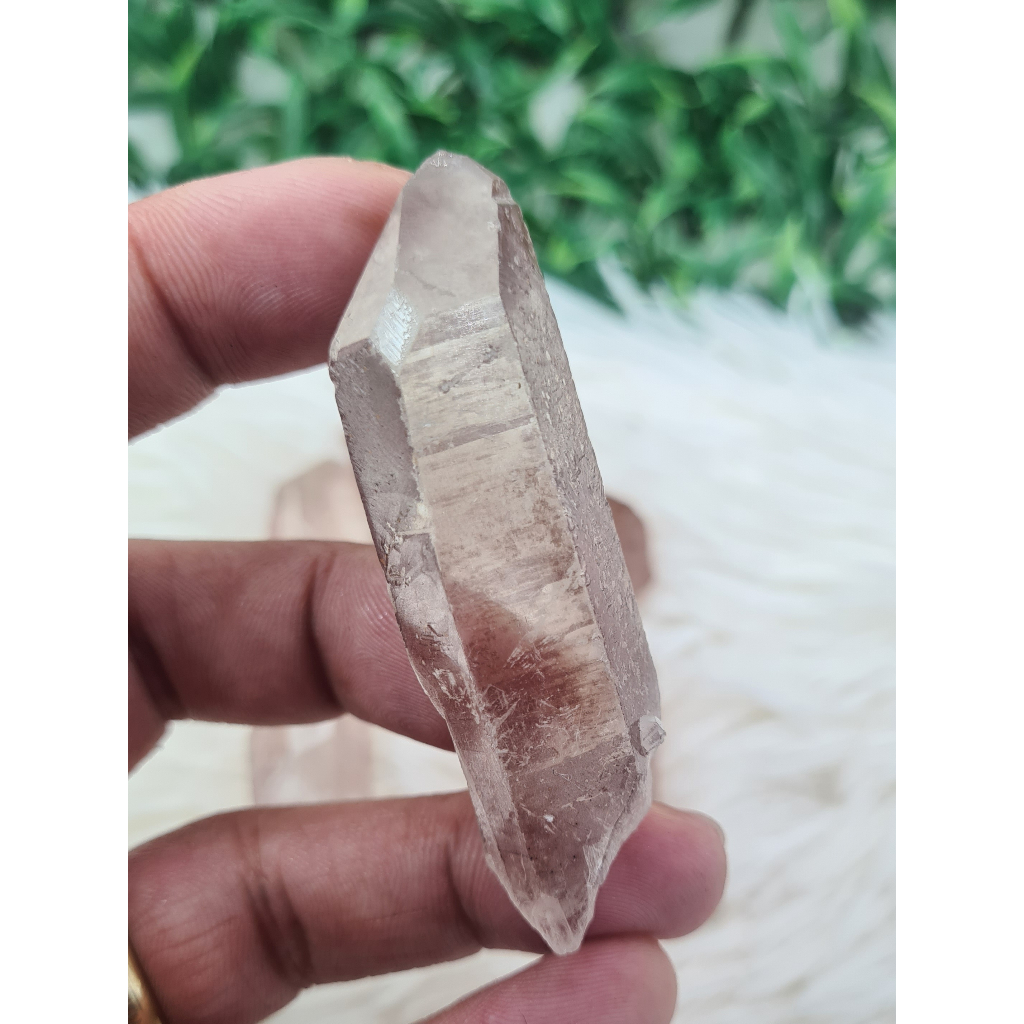 Lithium Quartz Crystal Natural Point - large - rare Lithium Quartz ...
