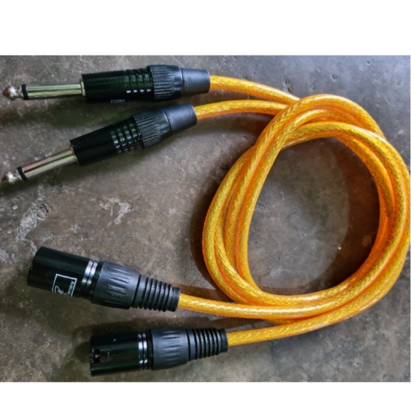 2pcs XLR Male to PL 55 Mono Audio Connector Cable Wire | Shopee Philippines