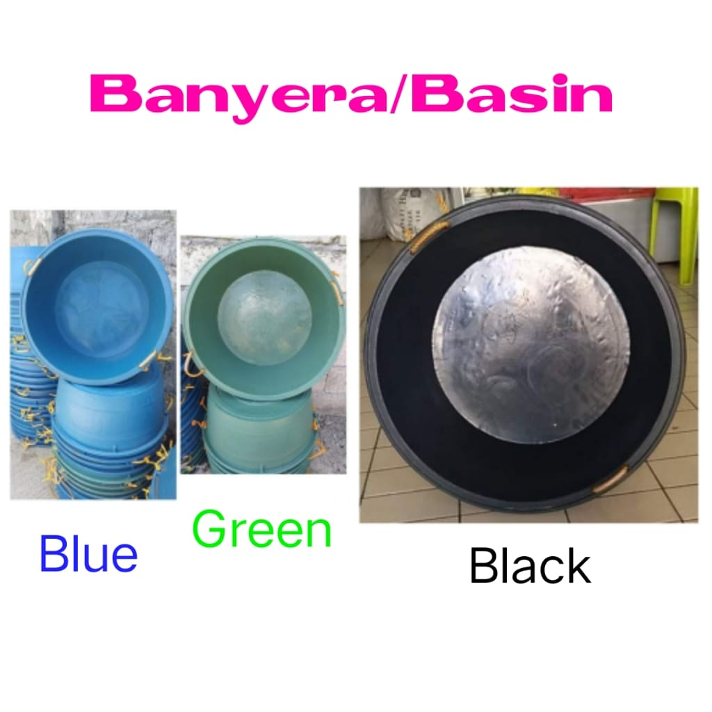 3PCS CIRCLE BANYERA FISH CRATE / WASH BASIN 3 COLORS | Shopee Philippines