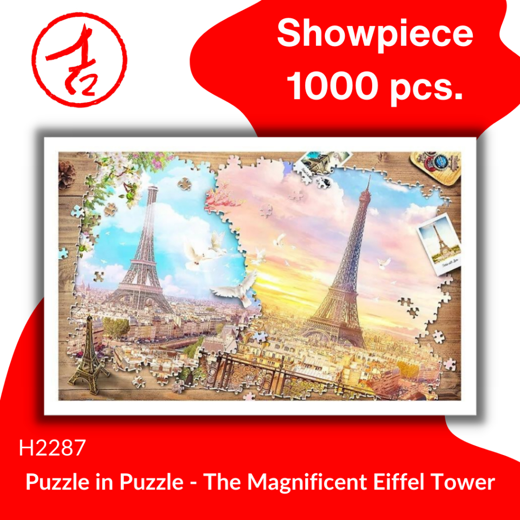 Pintoo Showpiece Puzzle in Puzzle - The Magnificent Eiffel Tower 1000 pcs | Shopee Philippines