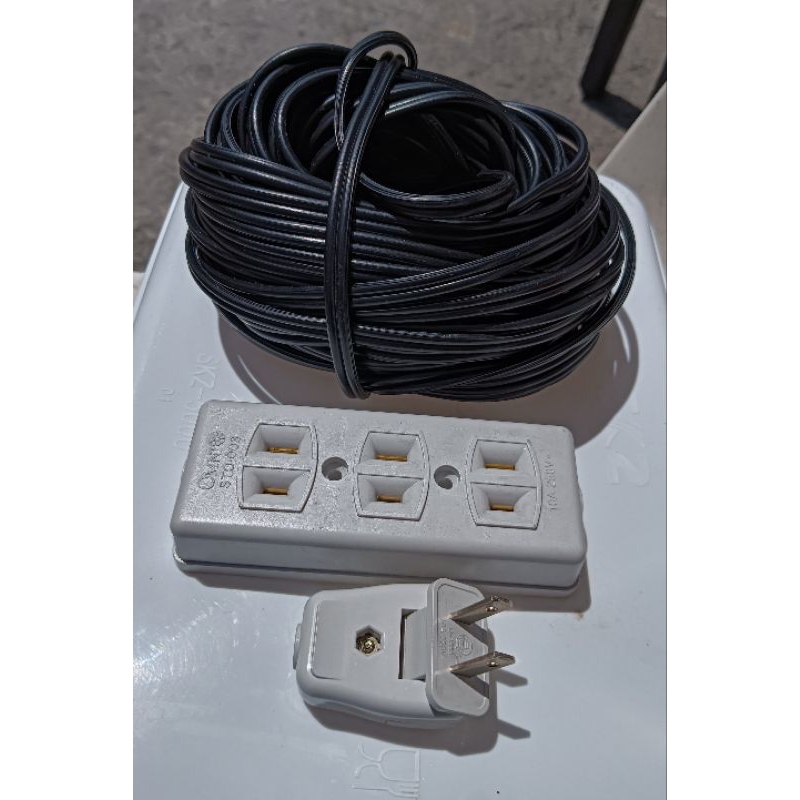Extension Cord set. 5 meters. Omni Swing type plug. 2-3-4 gang Omni ...