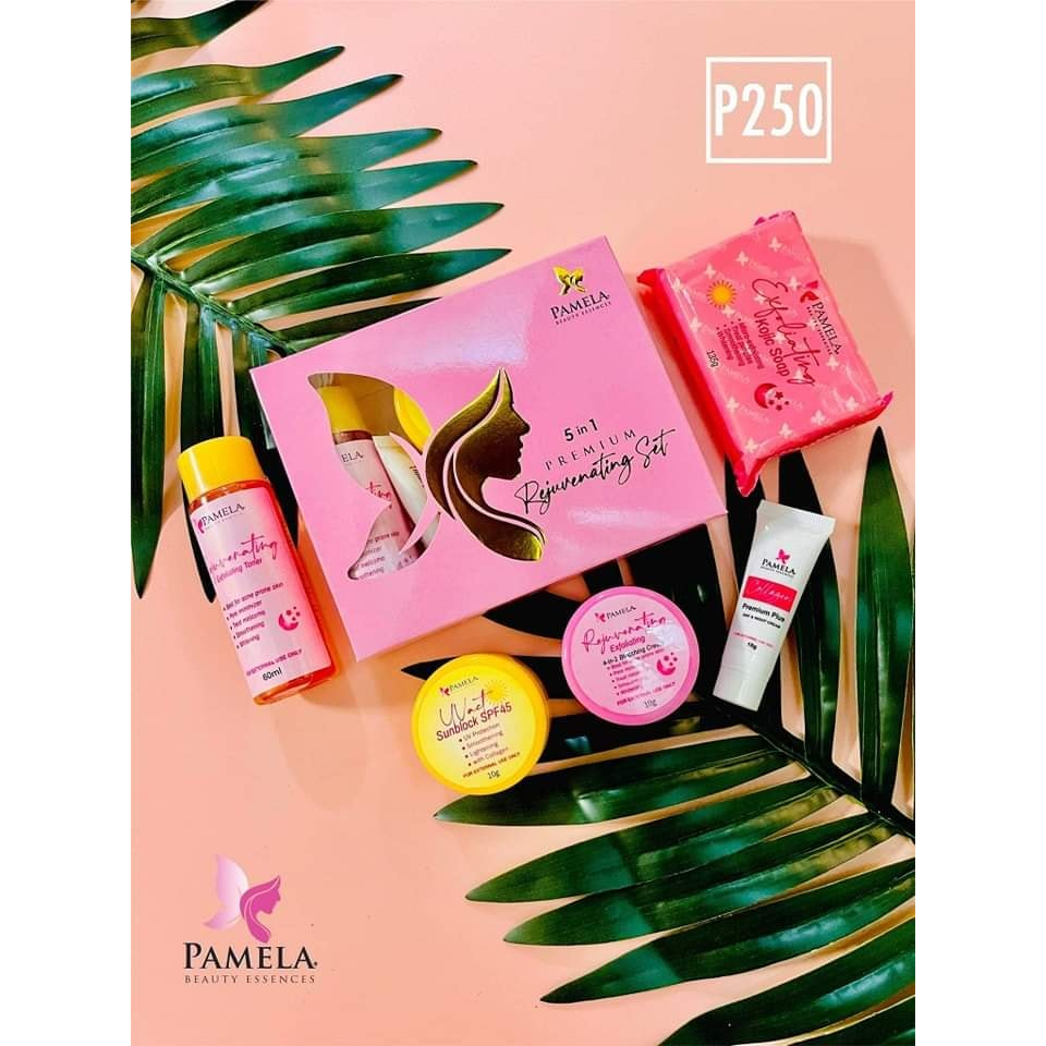 [ORIGINAL] Pamela 5in1 Premium Rejuvenating Set Best For Melasma, Acne ...