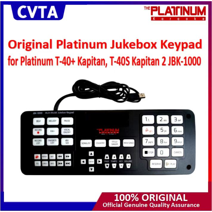 The 1 PC. keypad Jukebox Keypad for Platinum T-40 Kapitan, T-40S ...