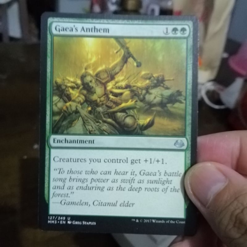 1 Planar Chaos Gaea's anthem MTG card magic commander EDH | Shopee ...