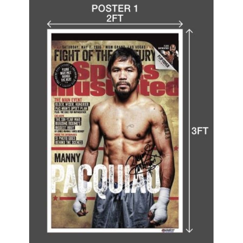 PACQUIAO TARPAULIN POSTER A 2X3FT | Shopee Philippines