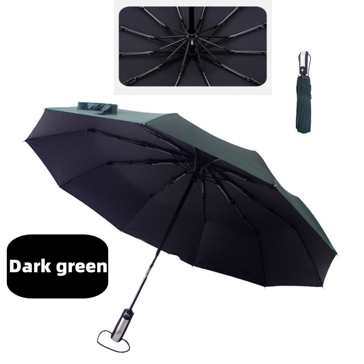 【COD】10ribs automatic umbrella with uv/sun protection wind proof High ...
