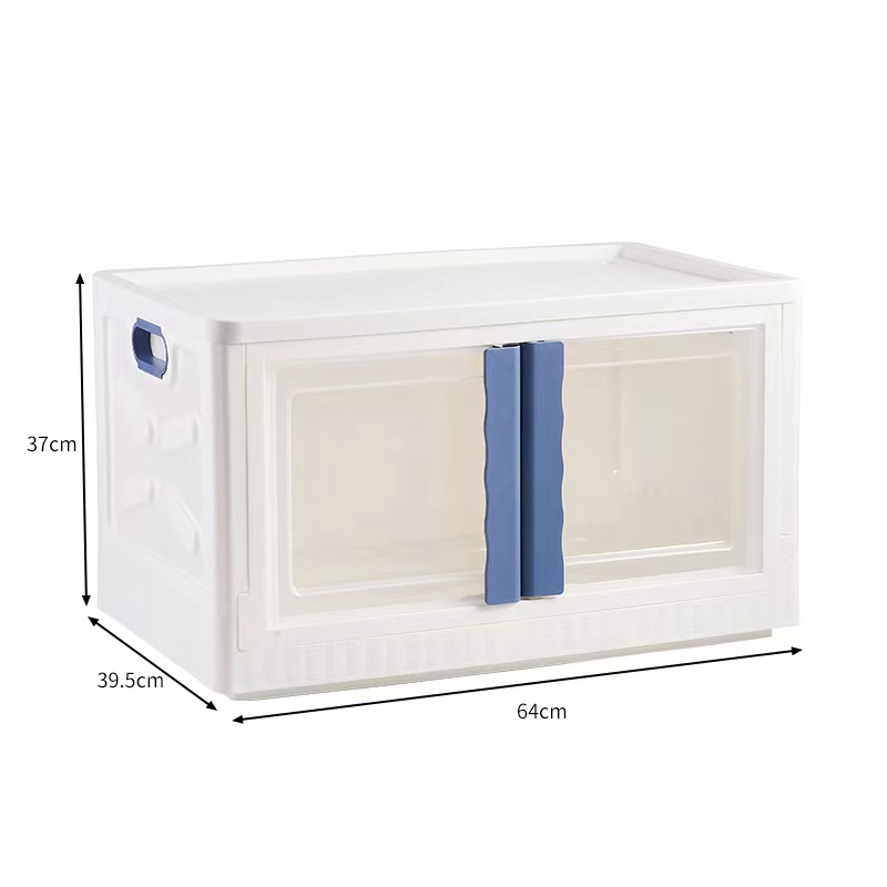 Plastic Storage Bins Organizer Stackable Storage Boxes with Lids ...