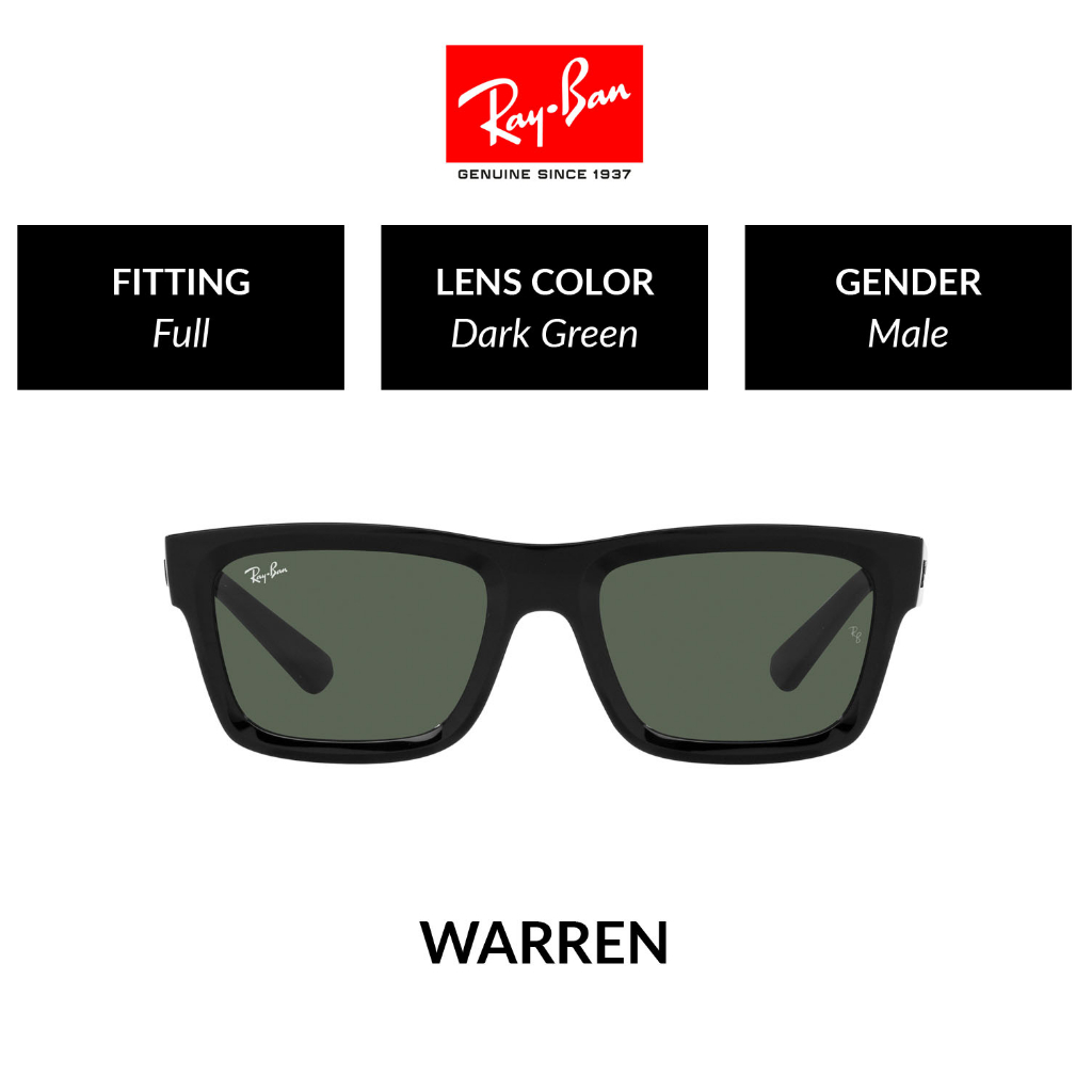 Ray-Ban Warren - RB4396F 667771 - Sunglasses | Shopee Philippines