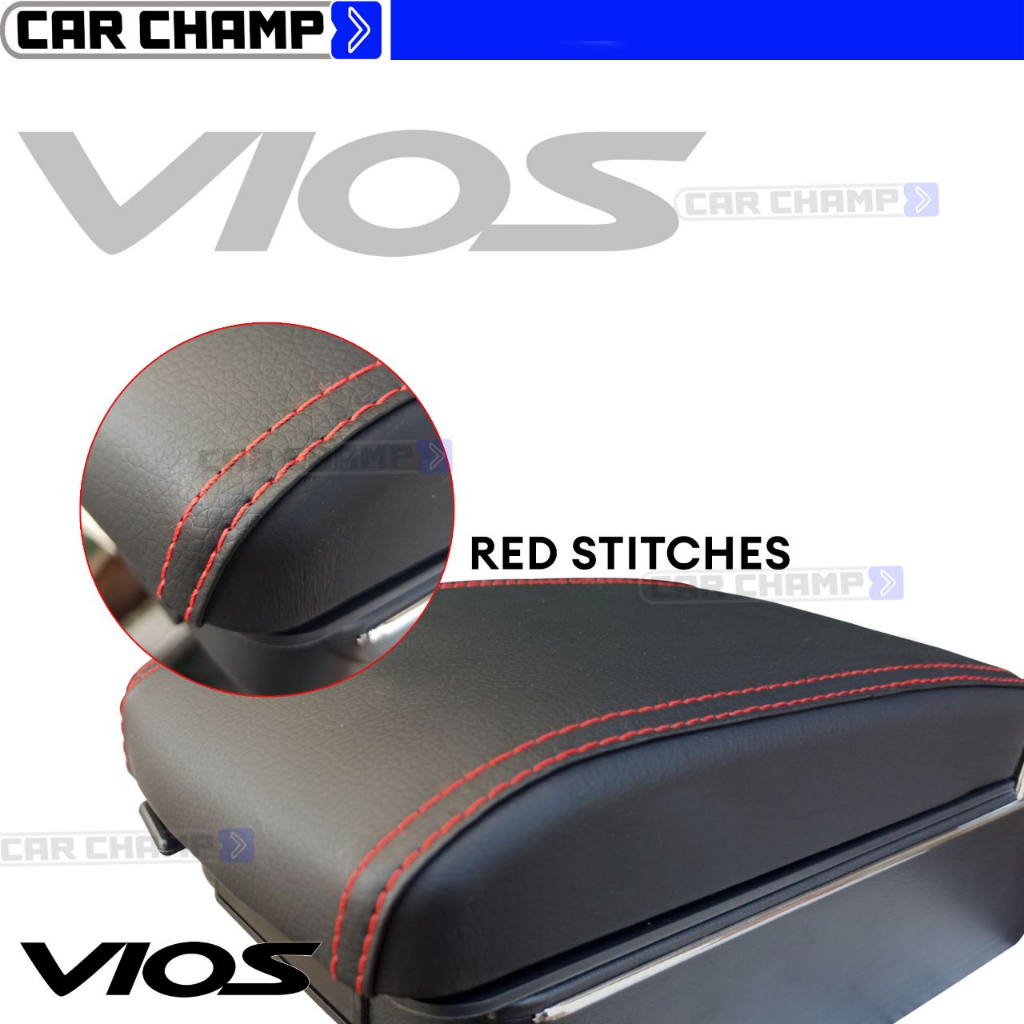 Toyota Vios 2014 to 2018 Console Box Premium / Car Armrest / Console ...