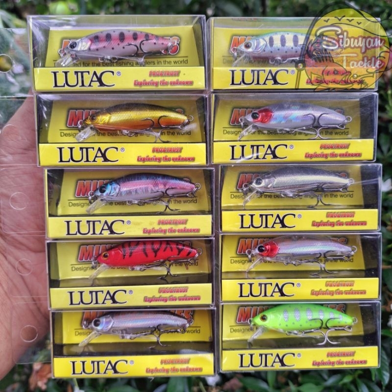 LUTAC 5 grams Original sinking minnow LM02D lure | Shopee Philippines