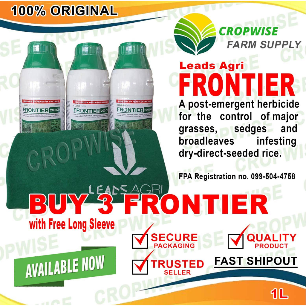 Leads Agri FRONTIER HERBICIDE (Buy 3 Liters and get free Longsleeves ...