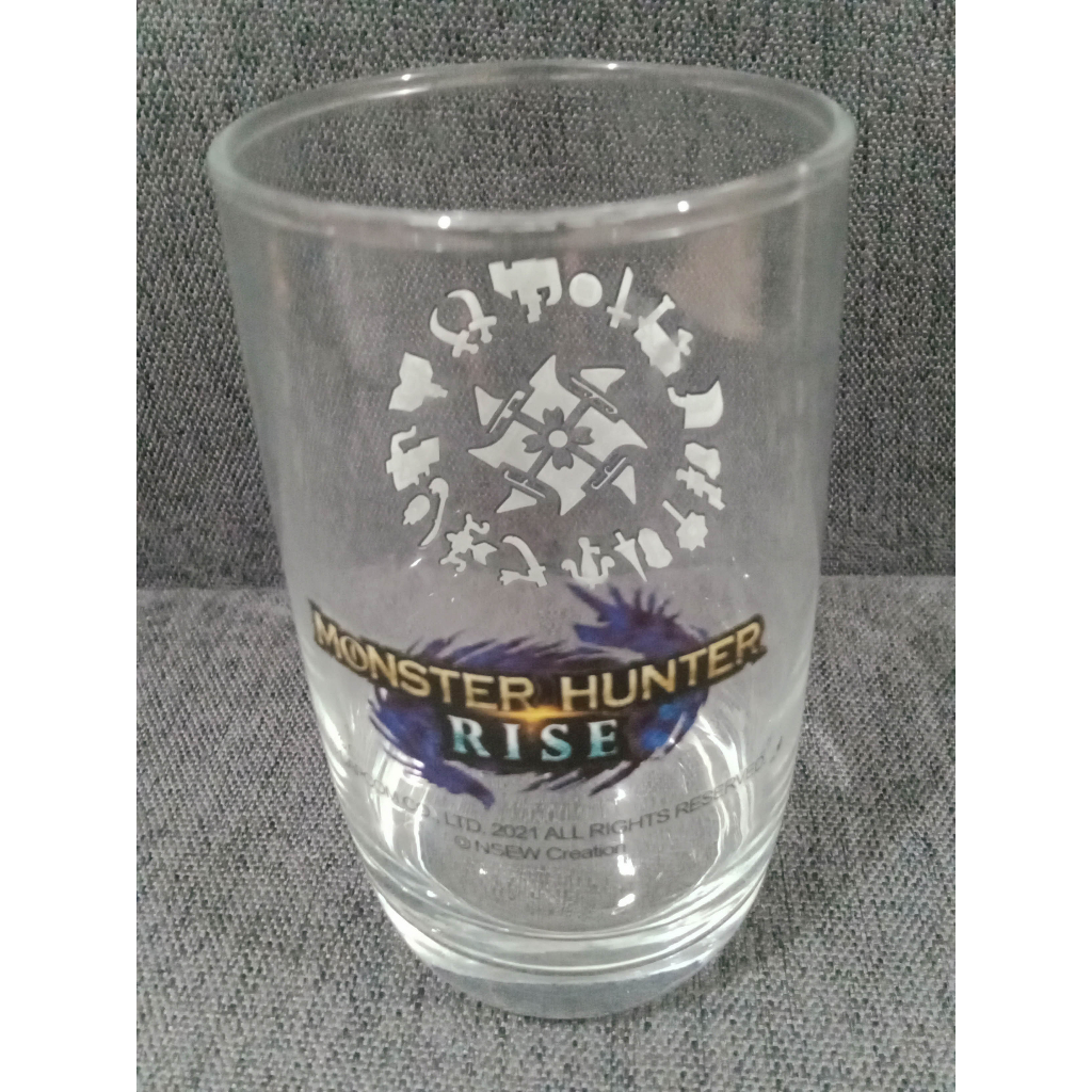 Monster Hunter Rise clear drinking glass (Brand new) | Shopee Philippines