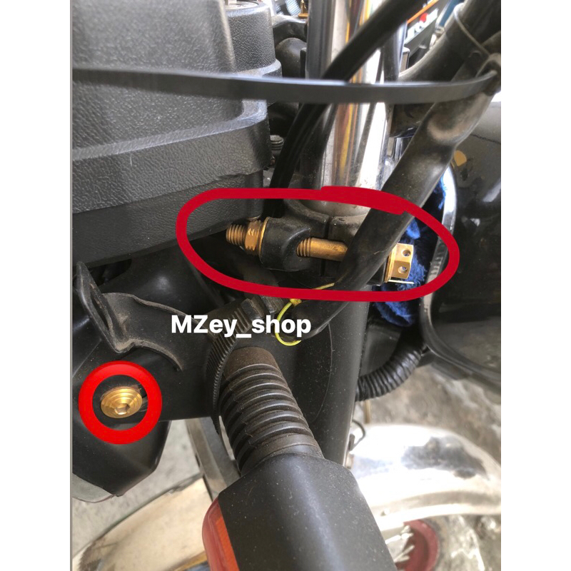 Heng Gold. Tpost bolt for rusi/skygo/tmx (pair) | Shopee Philippines