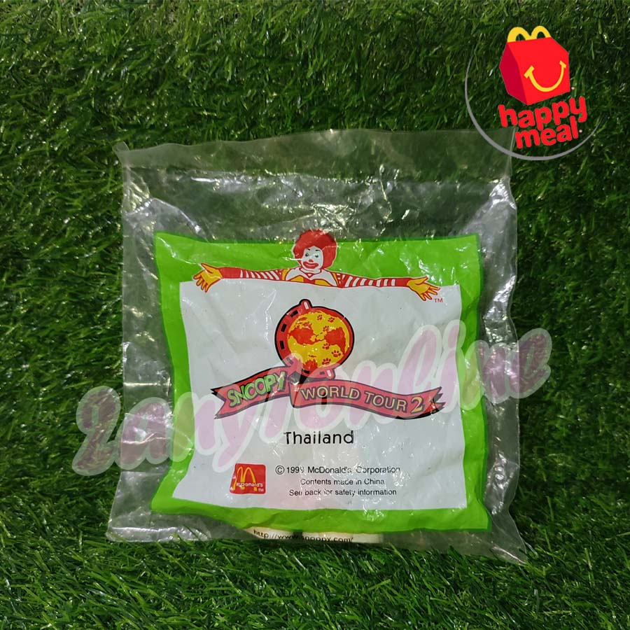 1999 Mcdo Snoopy World Tour - THAILAND (Sealed) | Shopee Philippines