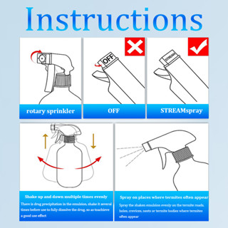 GSQ termite expert termite extermination spray 500ml anay killer spray ...