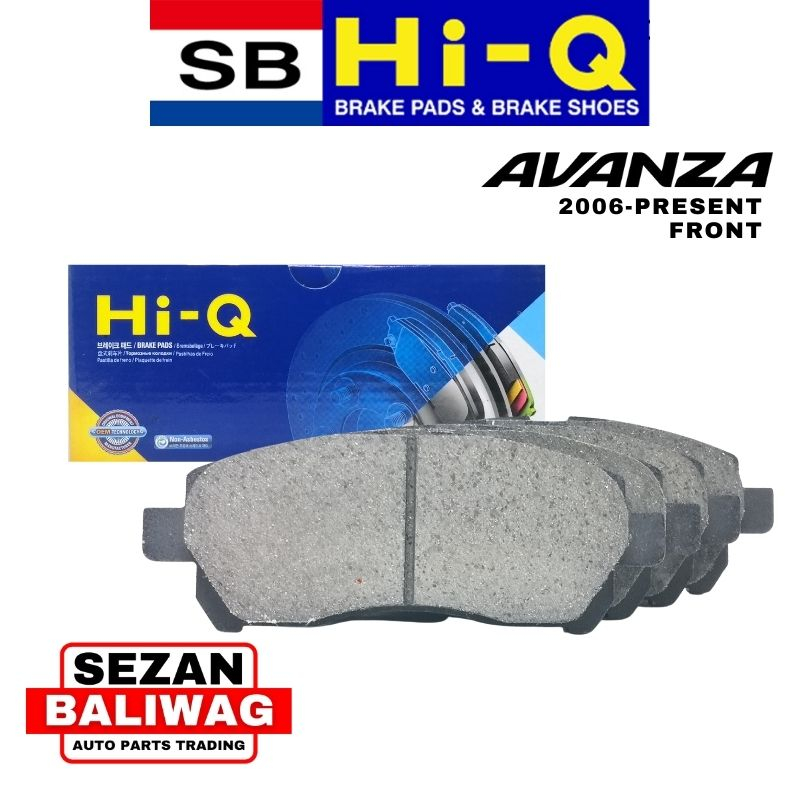 HI-Q TOYOTA AVANZA 2003-2020 FRONT BRAKE PAD SET SP1589 | Shopee ...
