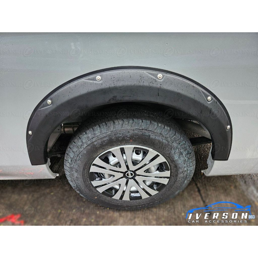 Black Fender Flare for Nissan Urvan NV350 with Buttons | Shopee Philippines