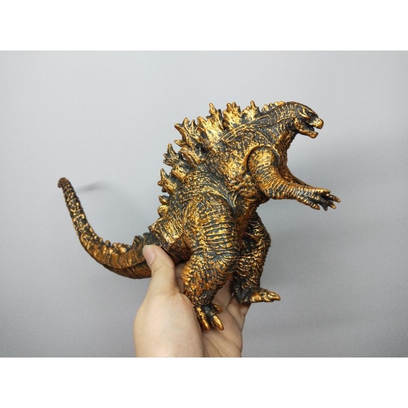 Golden Godzilla 6 inches tall 11 in long Gold vinyl high quality ...