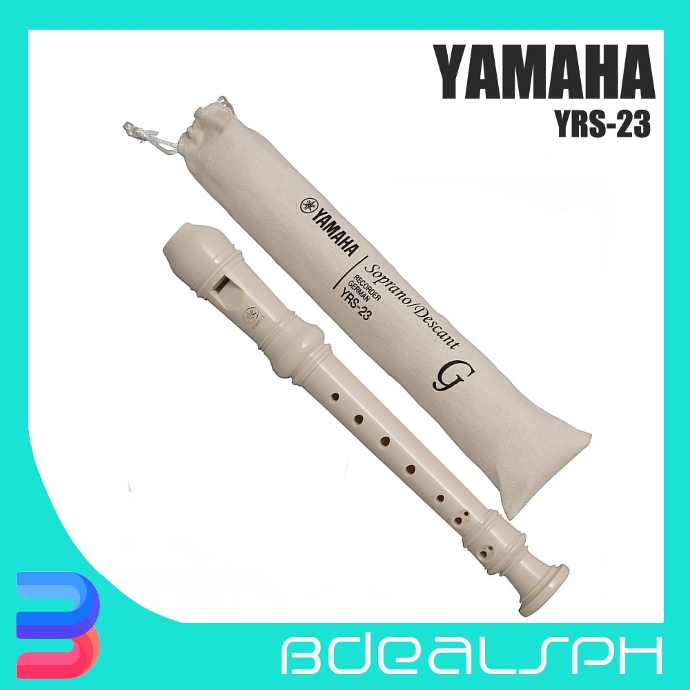 Yamaha YRS-23 Soprano Recorder German Style Fingering | Shopee Philippines