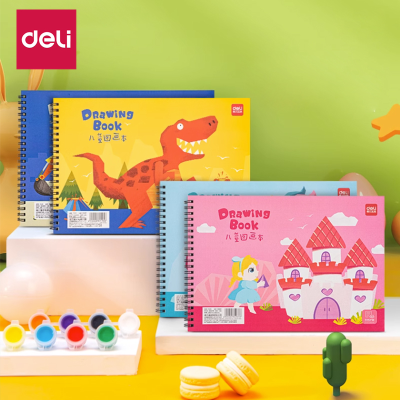 Deli A4 Sketch Books 30 Sheets Thicken Picture Book Children's Blank ...