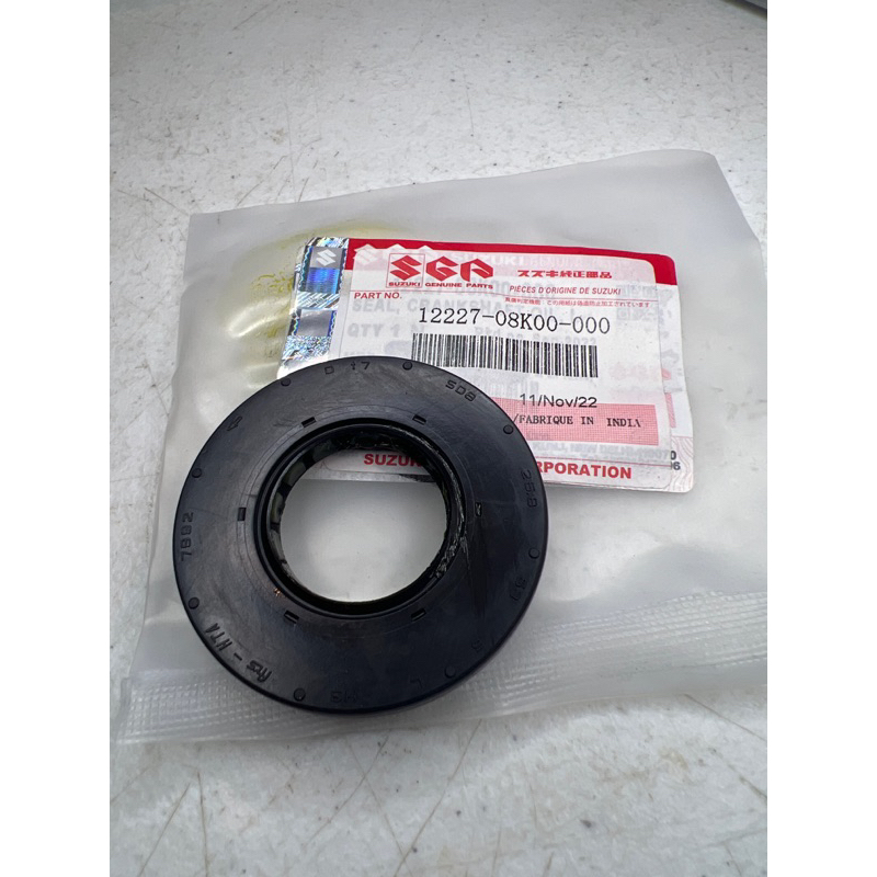 12227-08K00-000 GENUINE OIL SEAL CRANKSHAFT PULLEY SIDE BURGMAN STREET ...