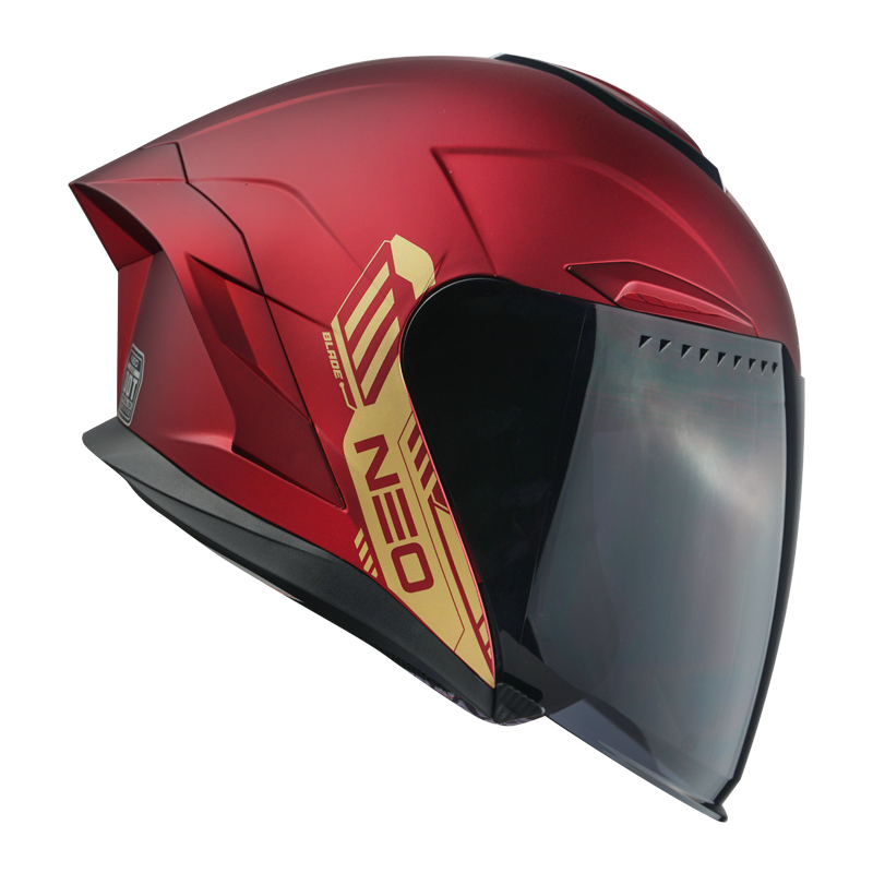 Neo BLADE PD S0 Open Face Dual Visor Motorcycle Helmet | ECE CERTIFIED ...