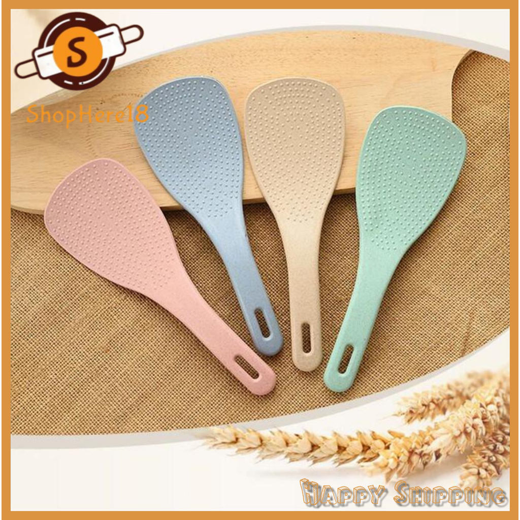 IKQPH Rice Paddle Spoon Non-Stick Heat Resistant Rice Spatula Rice ...