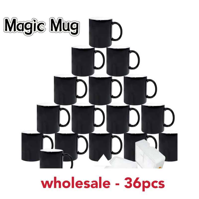 wholesale! 11oz Magic mug 36pcs color changing mugs ceramic mug ...