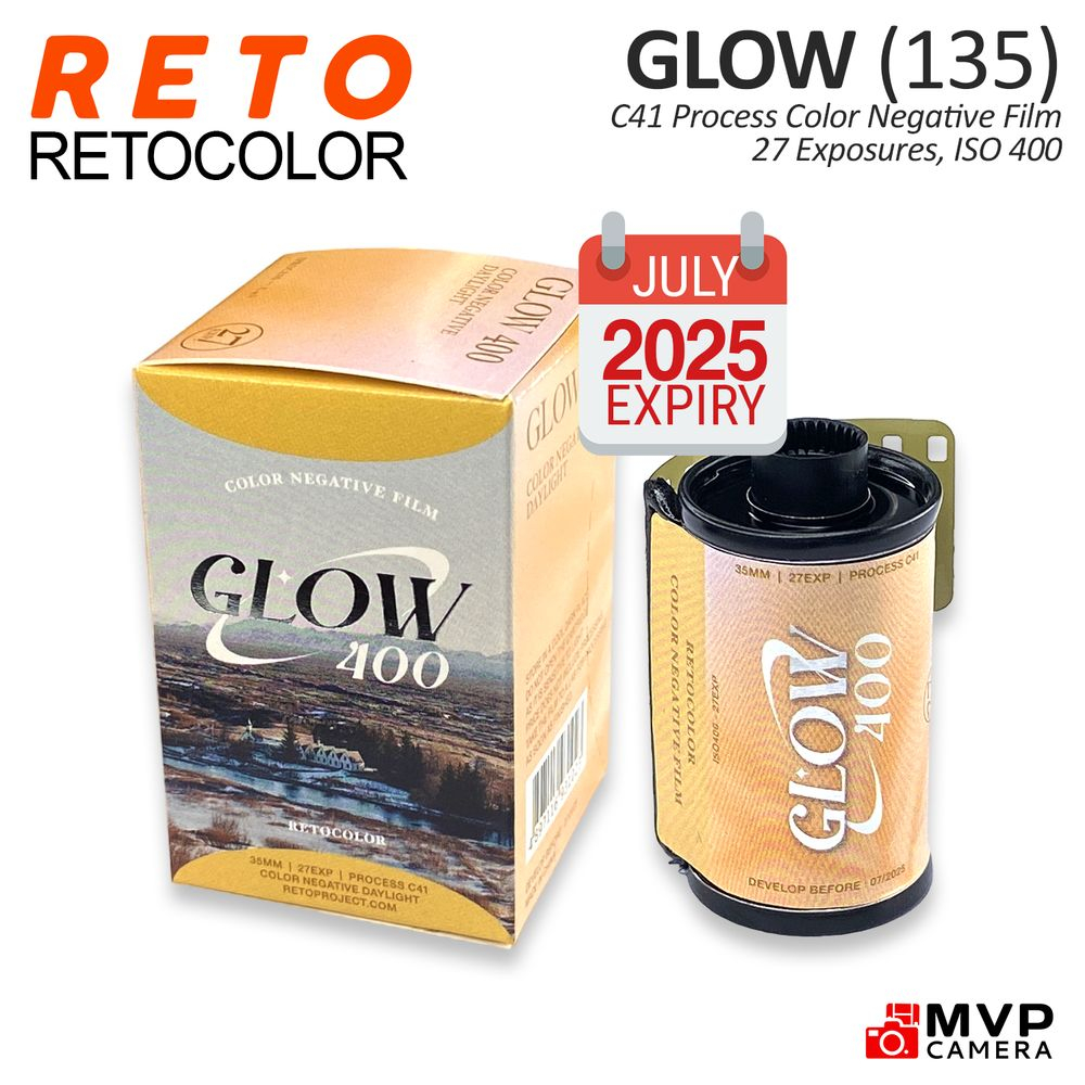 RETO RETOCOLOR GLOW 135 35mm Color Negative Film ISO 400 C41 Process ...