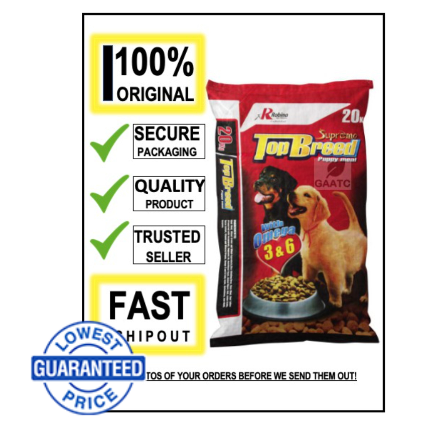 TOP BREED DOG FOOD PUPPY & ADULT (Repack 1 KILO) | Shopee Philippines