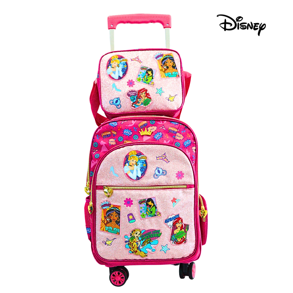 Disney Princess 16inch Glitter Trolley Set | Shopee Philippines
