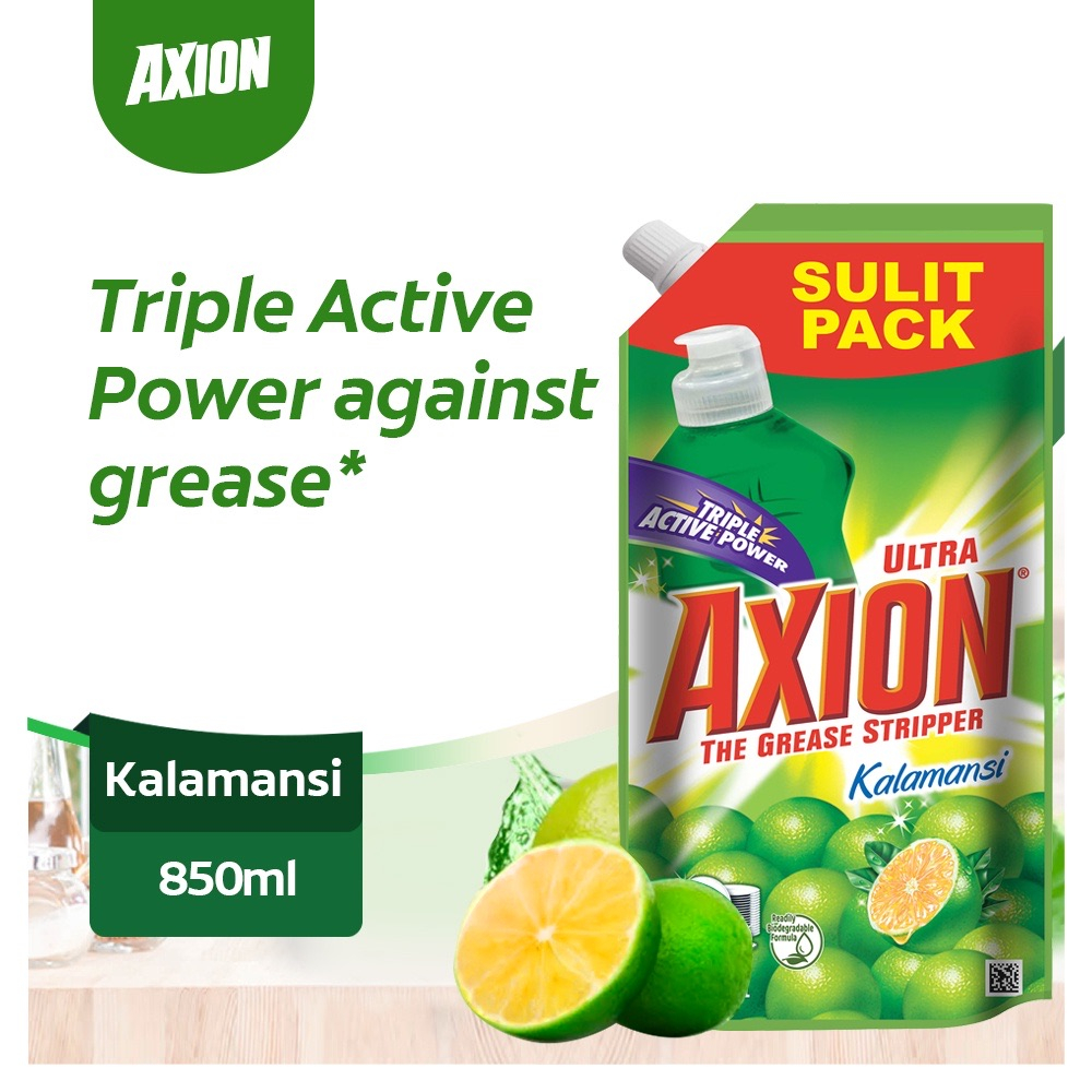 AXION Kalamansi Ultra Antibacterial Dishwashing Liquid (Calamansi scent ...