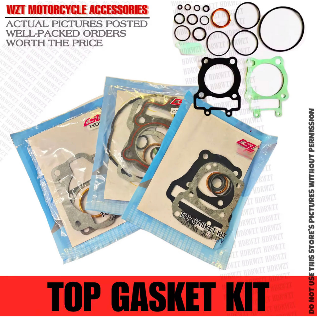 WZT TOP GASKET KIT SET FOR ANY KINDS OF MOTORCYCLE ACCESSORIES | Shopee ...
