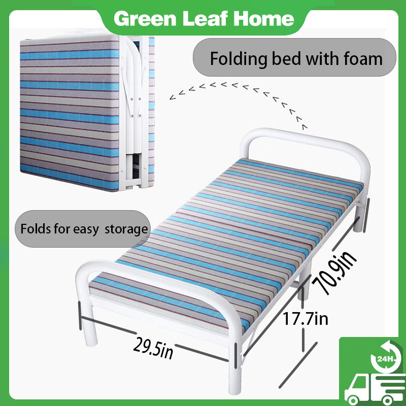 Simple Folding Bed Single Bed Family Lunch Break Nap Bed Office ...