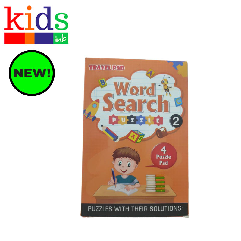 Travel Pad Word Search Puzzle Volume 2- Kids Ink | Shopee Philippines