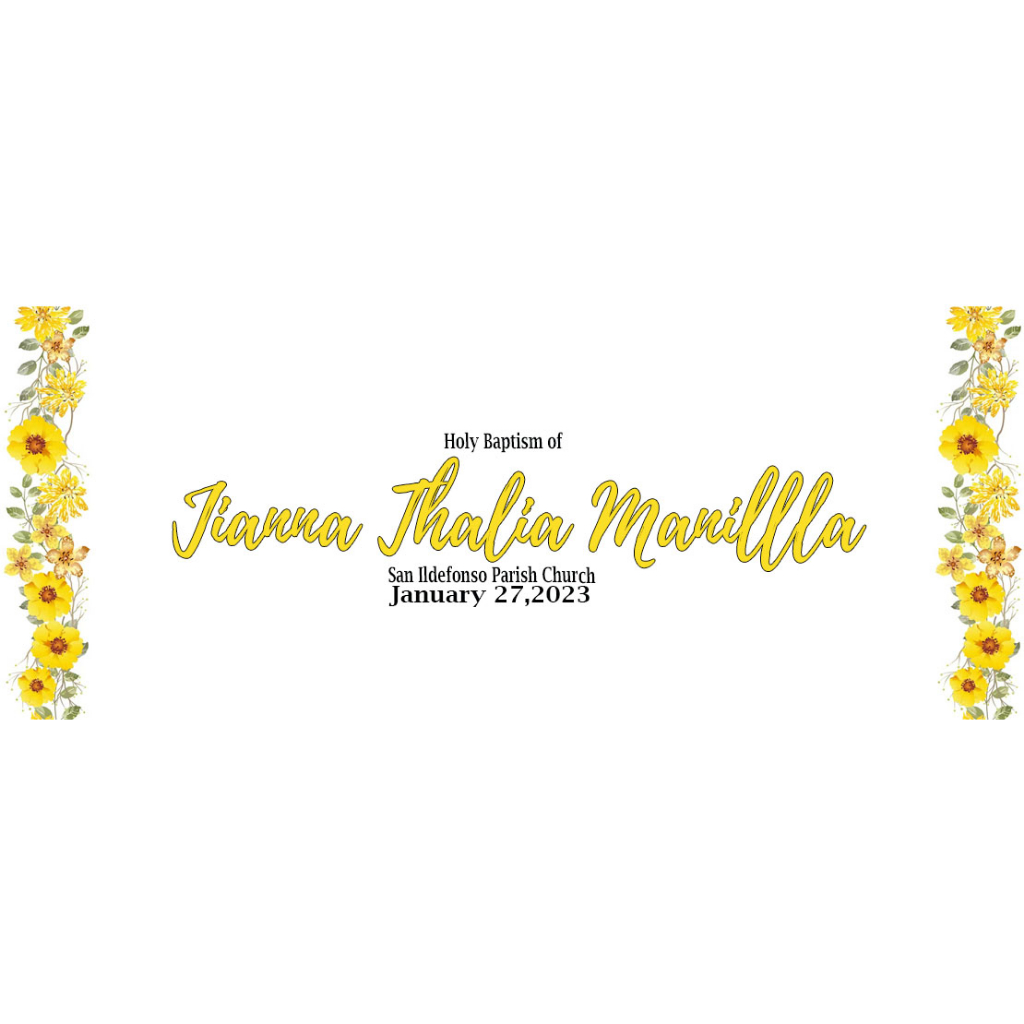 Personalized Candle for Christening/Baptism/Debut Name Only minimum of ...