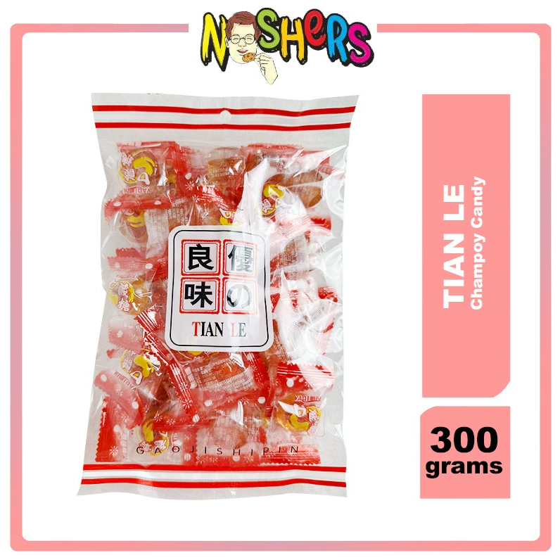 Noshers Tian Le Taiwan Champoy Candy Kiamoy Seed Coated Sweet Candy ...